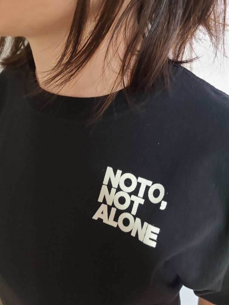 NOTO,NOT ALONE Tシャツ | BARBER-Saiwai
